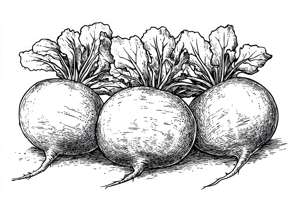 Beetroot art vegetables sketch. | Free Photo Illustration - rawpixel