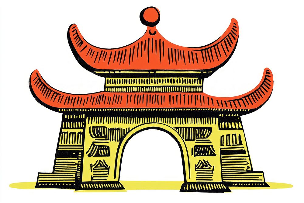 Chinese temple frame traditional style | Free Photo Illustration - rawpixel