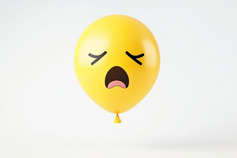 Face chill emoji balloon party | Free Photo Illustration - rawpixel