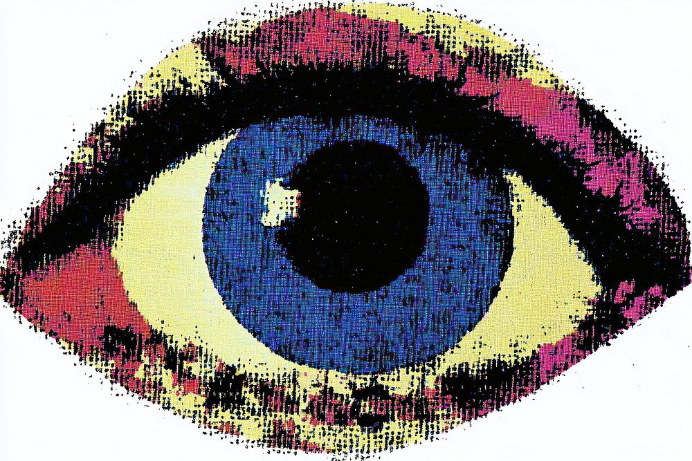 Eye graphics art illustration. | Free Photo Illustration - rawpixel