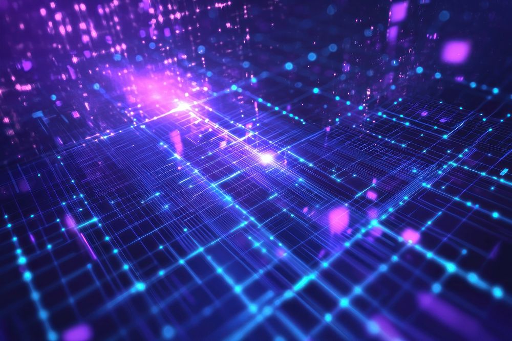 Purple grid pattern screen background | Free Photo - rawpixel