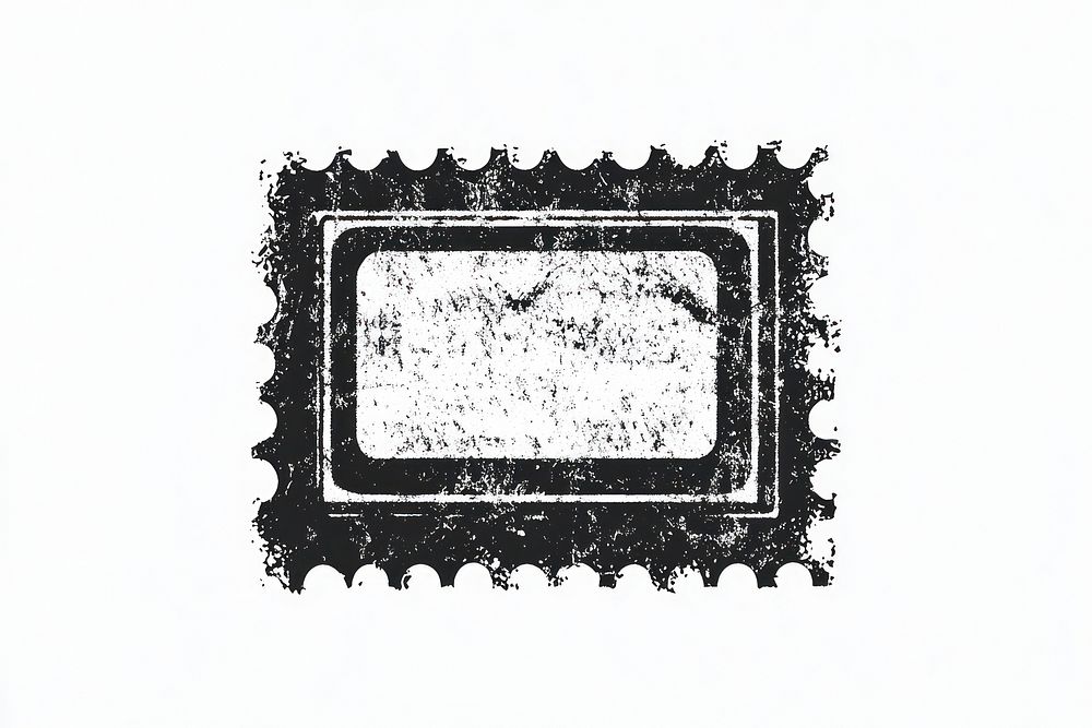 Vintage postage stamp border sign | Free Photo Illustration - rawpixel