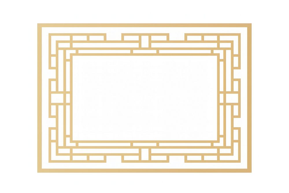 Chinese golden border rectangular design | Free Photo Illustration ...