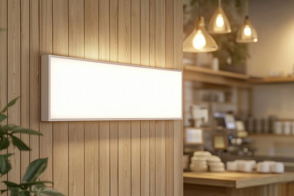 White light box sign modern | Free Photo - rawpixel