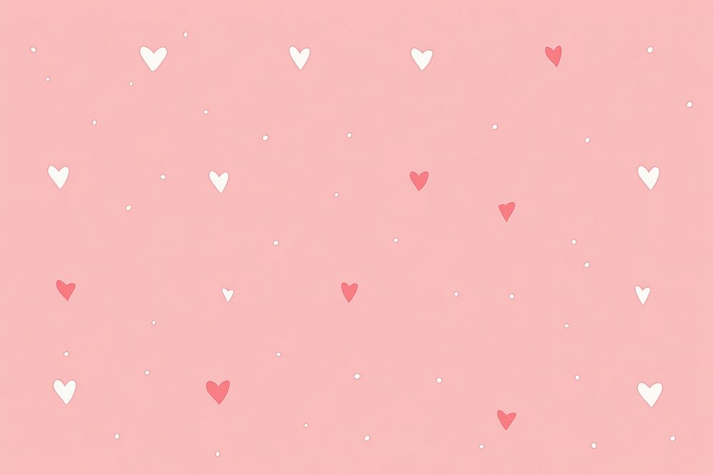 Small heart shapes illustration background | Free Photo Illustration ...
