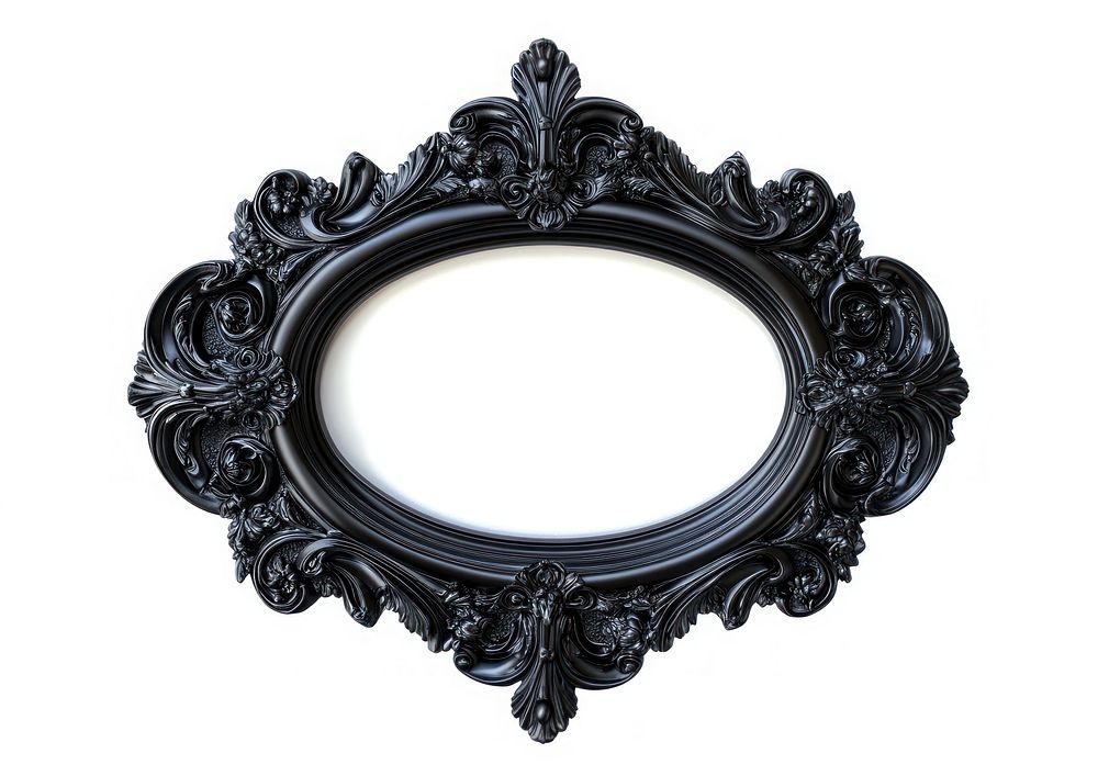 Black gothic Oval Frame oval | Free Photo - rawpixel