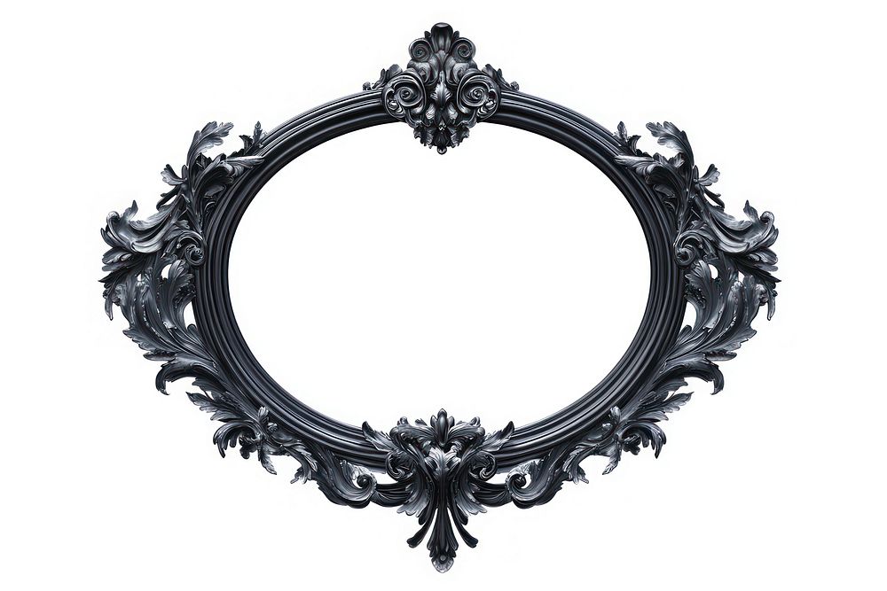 Black gothic Oval Frame oval | Free Photo - rawpixel