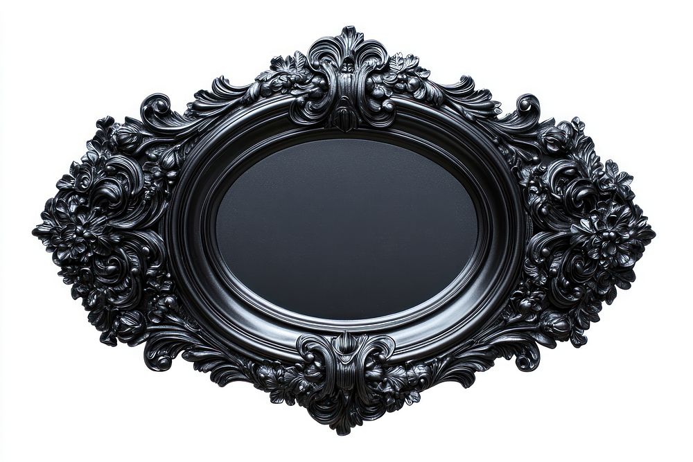 Black gothic Oval Frame vintage | Free Photo - rawpixel