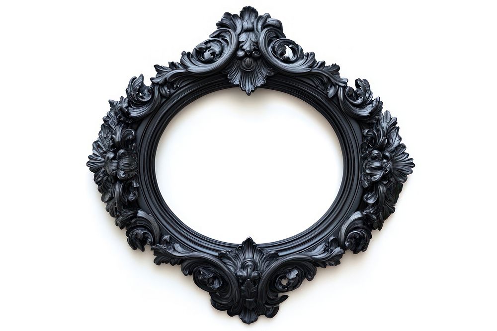 Black gothic Oval Frame vintage | Free Photo - rawpixel
