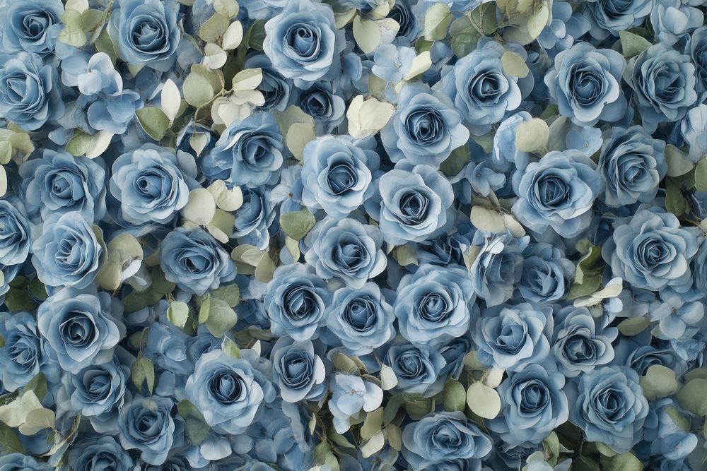 Blue roses flowers arrangement background. | Free Photo - rawpixel
