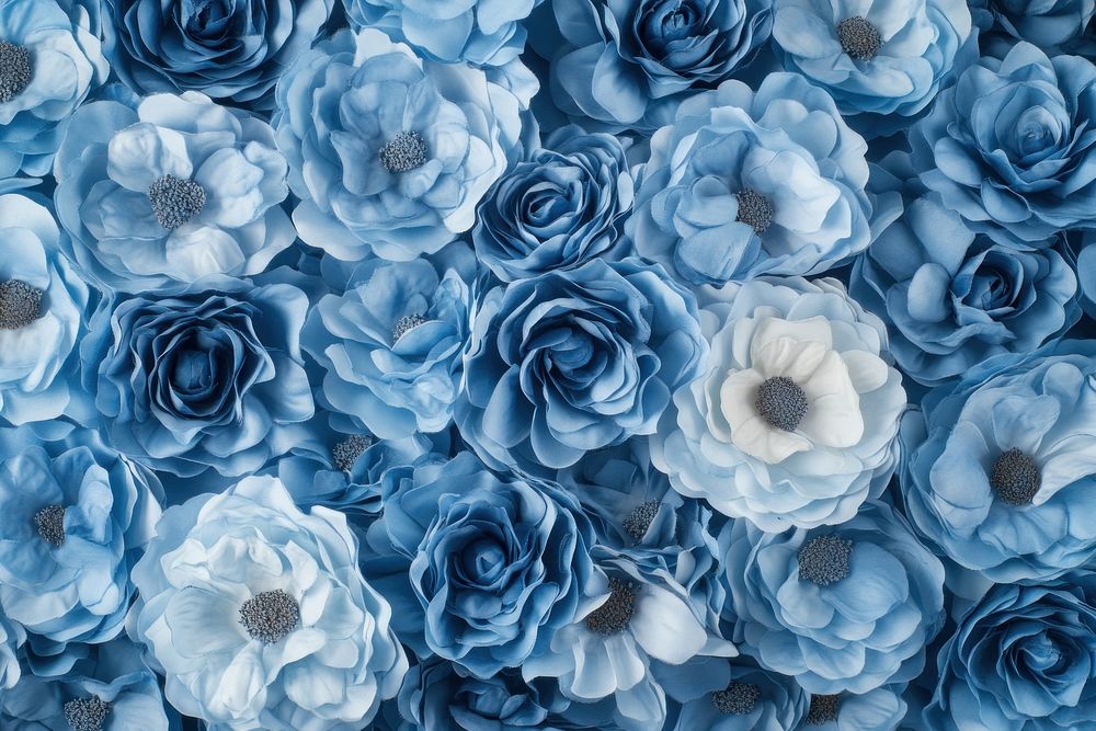 Blue roses flowers arrangement design. | Free Photo - rawpixel