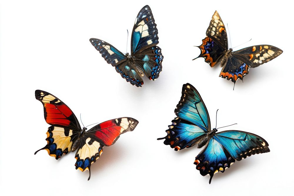 Butterflies flying butterfly background insect | Free Photo - rawpixel