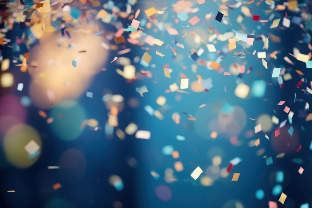 Confetti celebration background colorful. | Free Photo Illustration ...
