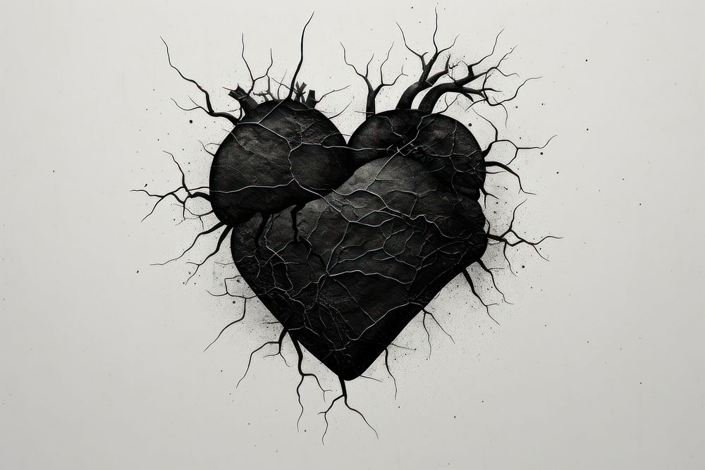 Simple heart design illustration illustrated. | Free Photo Illustration ...