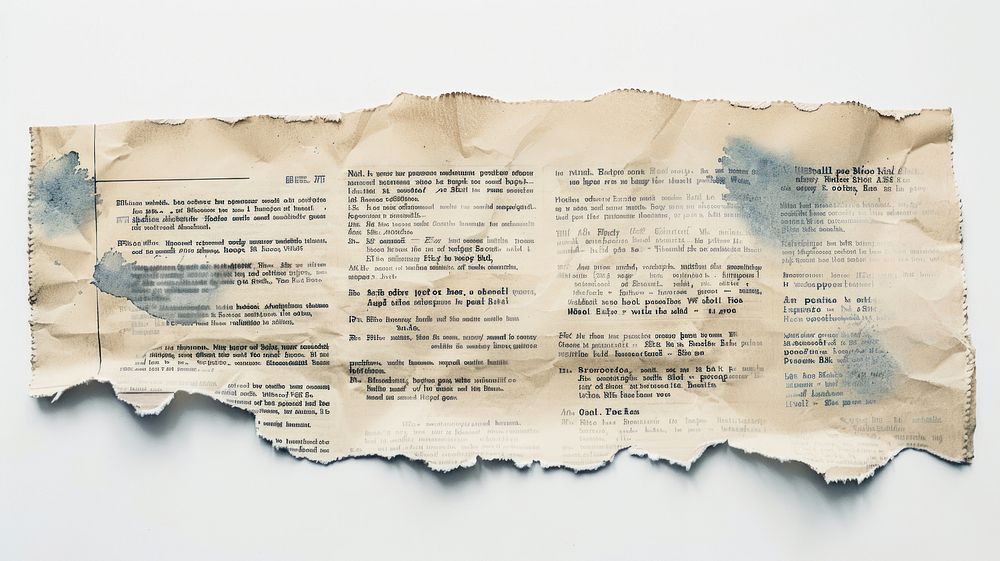Torn piece Newspaper background newspaper | Free Photo - rawpixel