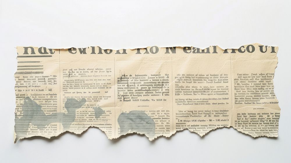Torn piece Newspaper newspaper vintage | Free Photo - rawpixel