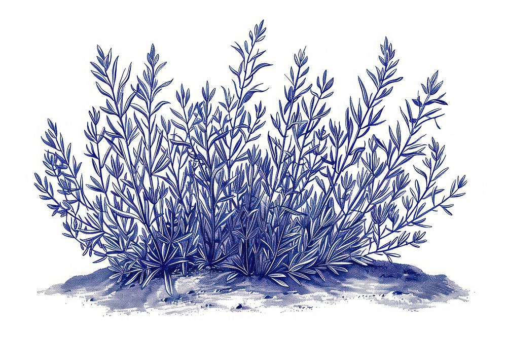 Hand drawn bush drawing nature | Free Photo Illustration - rawpixel
