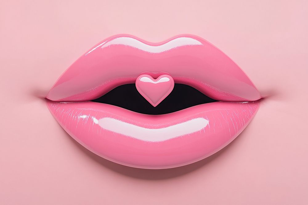 Vibrant pink lips bottom lip | Free Photo - rawpixel