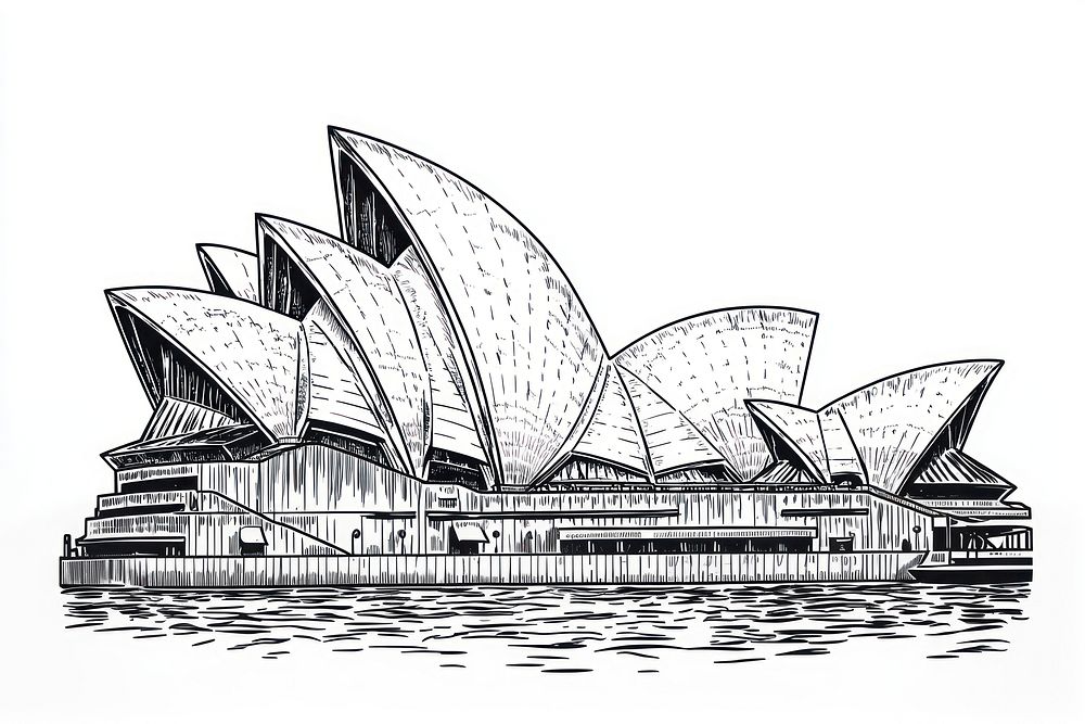 Sydney Opera House landmark sydney | Free Photo Illustration - rawpixel