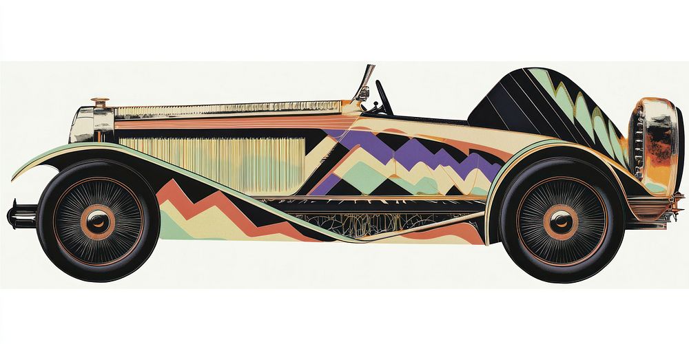 Car illustration automobile patterns. | Free Photo Illustration - rawpixel