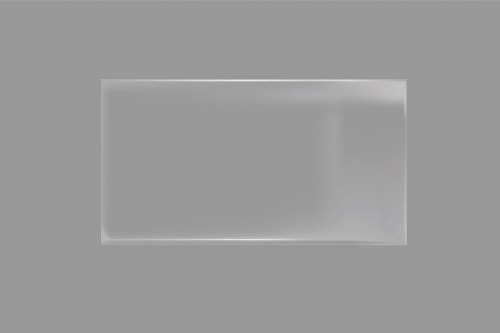 Transparent glass rectangle, tape element | Free Photo Illustration ...