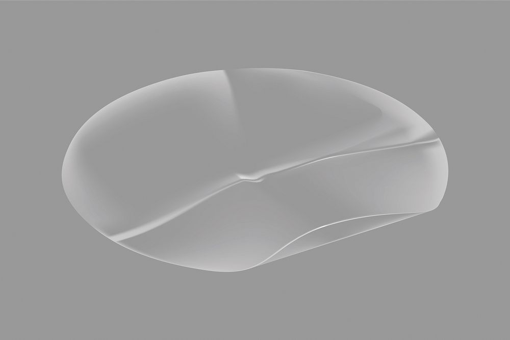 Abstract transparent 3D shape sticker | Free Photo Illustration - rawpixel