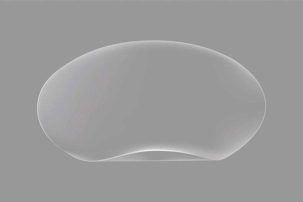 Minimalist abstract white oval shape | Free Photo Illustration - rawpixel