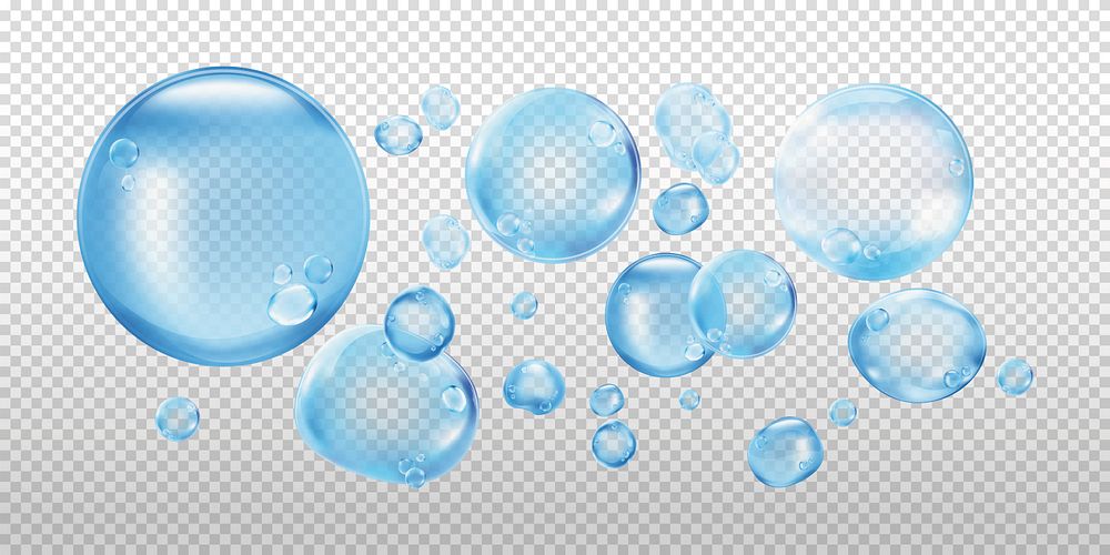 Transparent bubbles checkered background. Bubbles | Free Vector - rawpixel