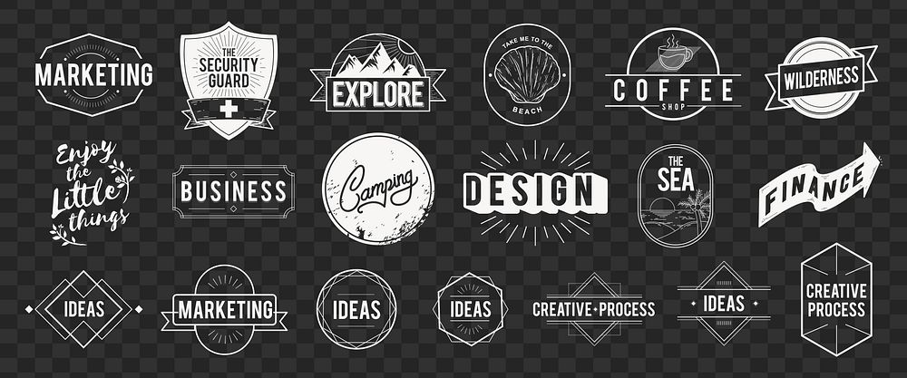 Set vintage badges themes like | Free Vector - rawpixel