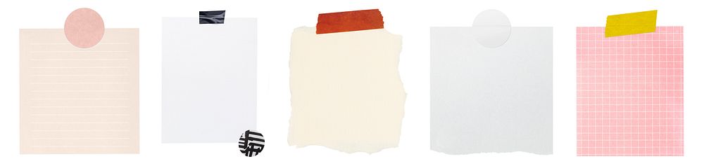 Collection colorful paper notes tape. | Free Photo - rawpixel