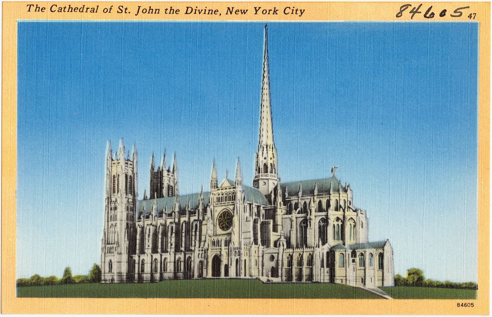 Cathedral St. John Divine, New | Free Photo Illustration - rawpixel