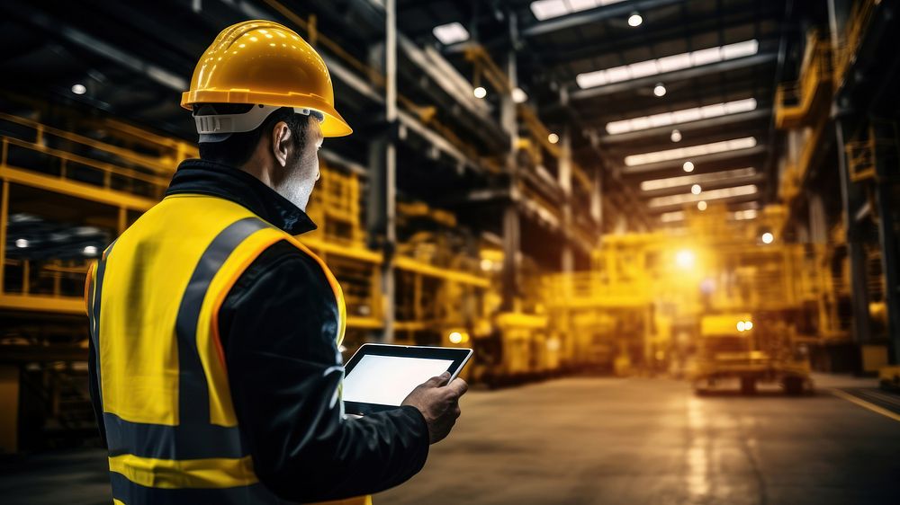 Factory hardhat architecture electronics | Free Photo - rawpixel