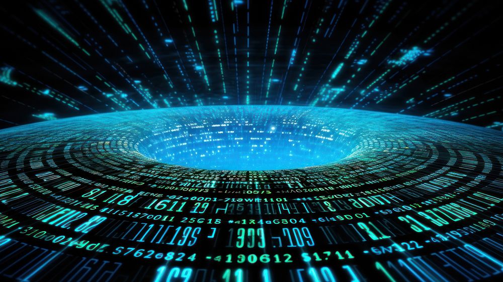 Backgrounds technology space binary code. | Free Photo Illustration ...