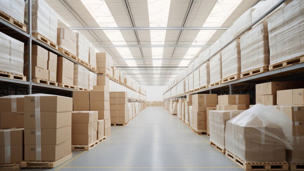 Warehouse box architecture cardboard. | Free Photo - rawpixel