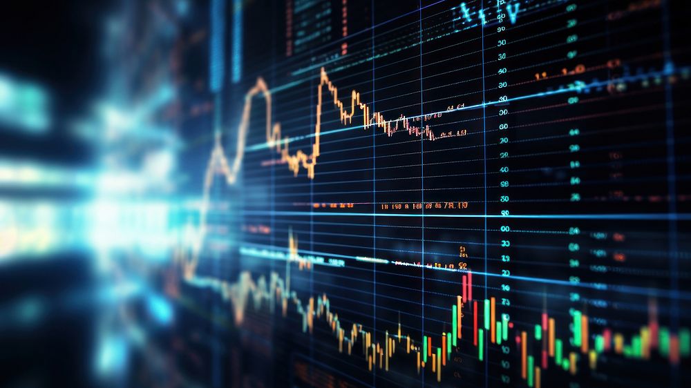 Chart technology trading architecture. | Free Photo Illustration - rawpixel