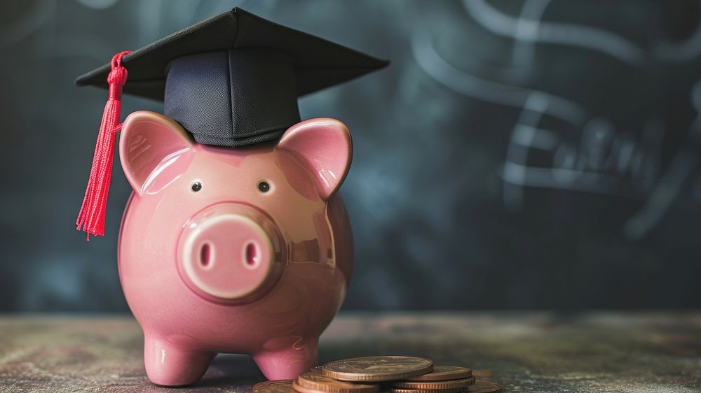 Graduation cap pig intelligence achievement. | Free Photo Illustration ...