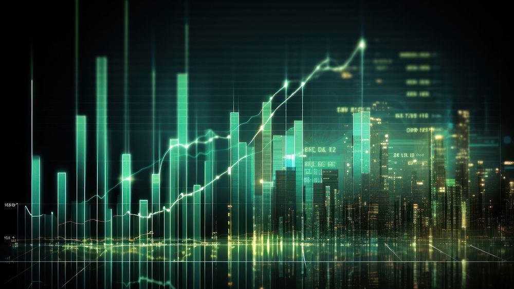 Finance and money technology graph | Free Photo Illustration - rawpixel