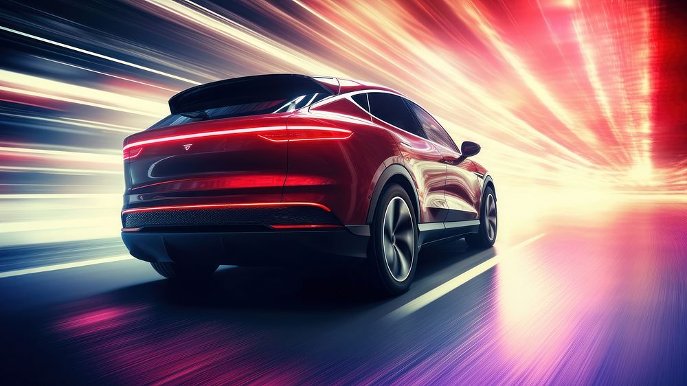 An electric car rear vehicle | Free Photo - rawpixel