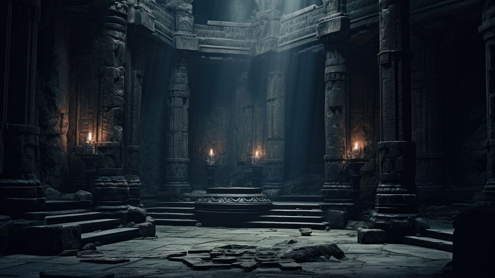 Ancient temple architecture building crypt | Free Photo Illustration ...