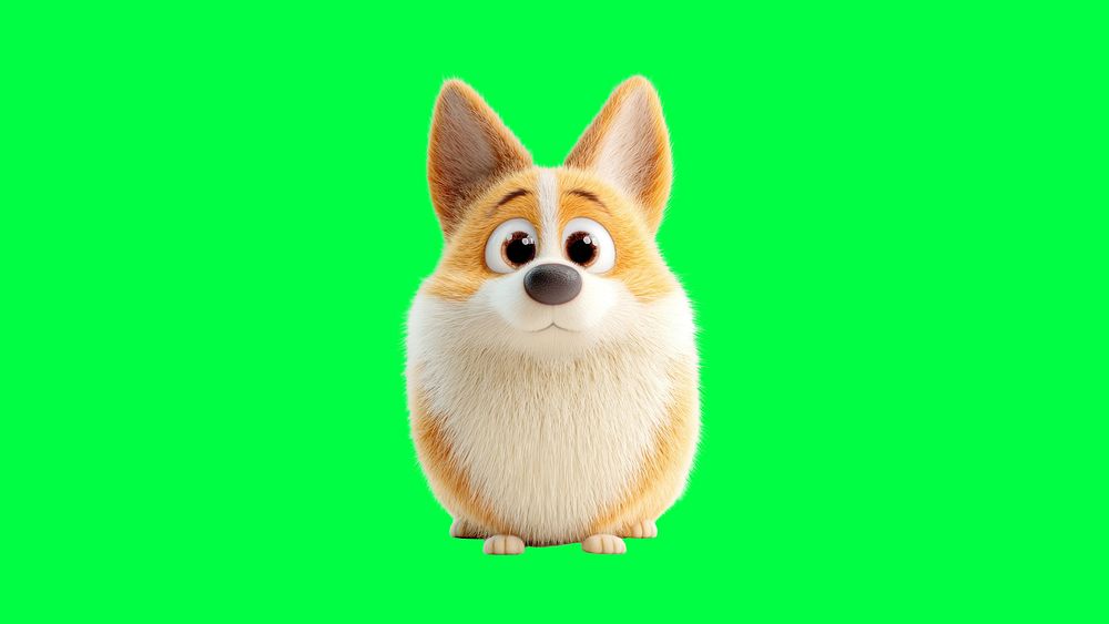 Cute animated corgi illustration | Free Photo - rawpixel