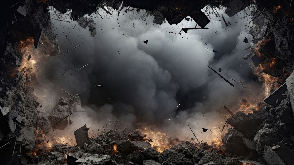 Apocalypse explosion effect backdrop | Free Photo Illustration - rawpixel