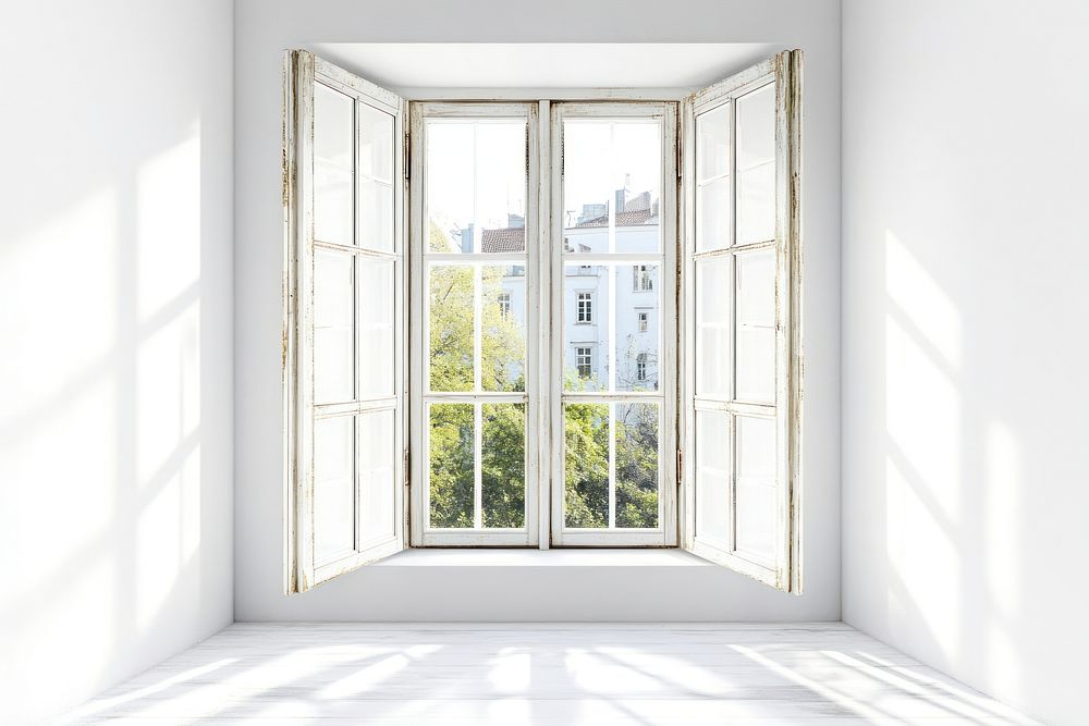 Frameless window frame white open | Free Photo - rawpixel
