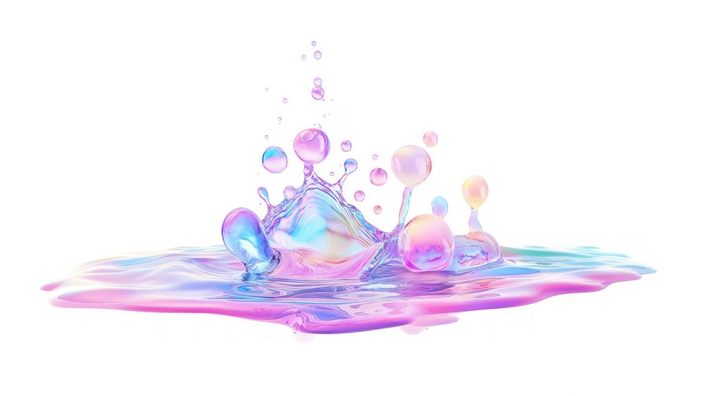 Bubblegum syrup splash art illustration. | Free Photo Illustration ...