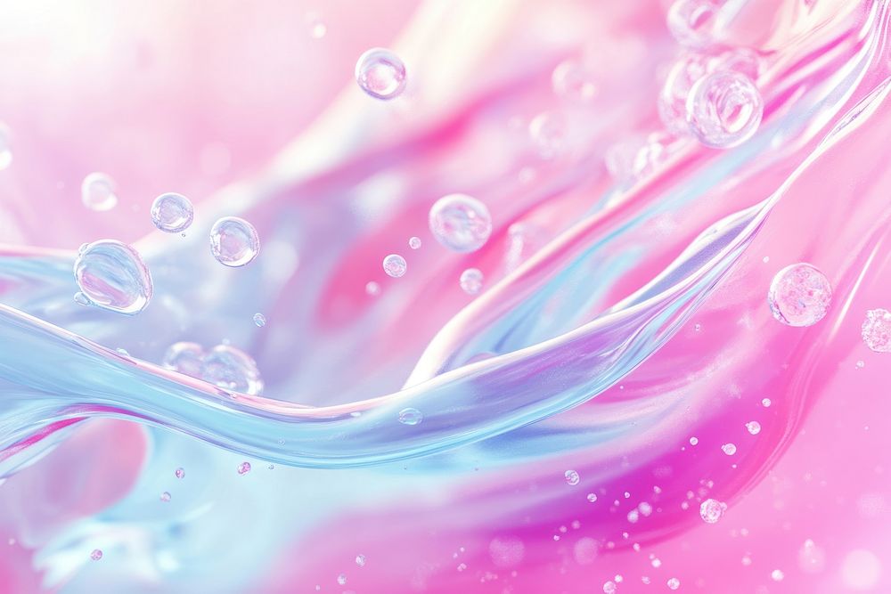 Bubblegum syrup background bubbles motion | Free Photo Illustration ...