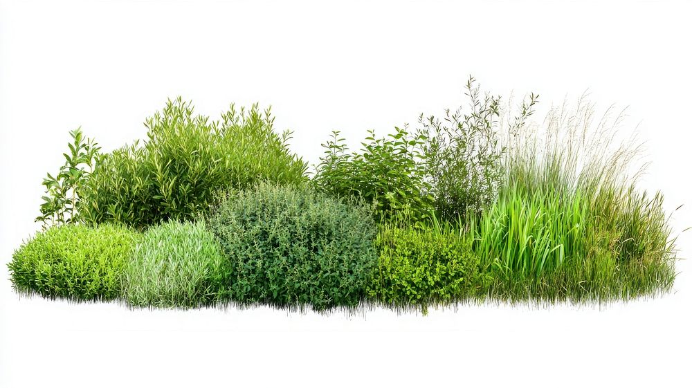 Group different bushes vegetation plants | Free Photo - rawpixel