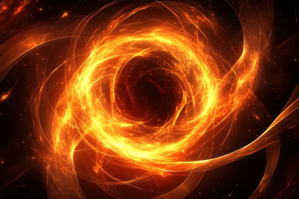 Magical fire ring flames swirl | Free Photo - rawpixel
