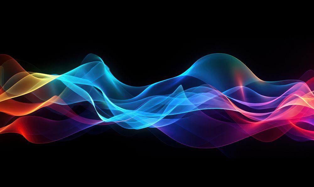 Colorful sound wave background colors | Free Photo Illustration - rawpixel