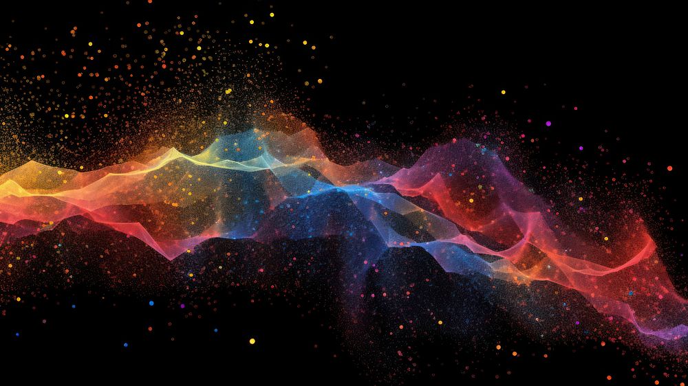 Pattern flowing nebula illuminated. | Free Photo Illustration - rawpixel