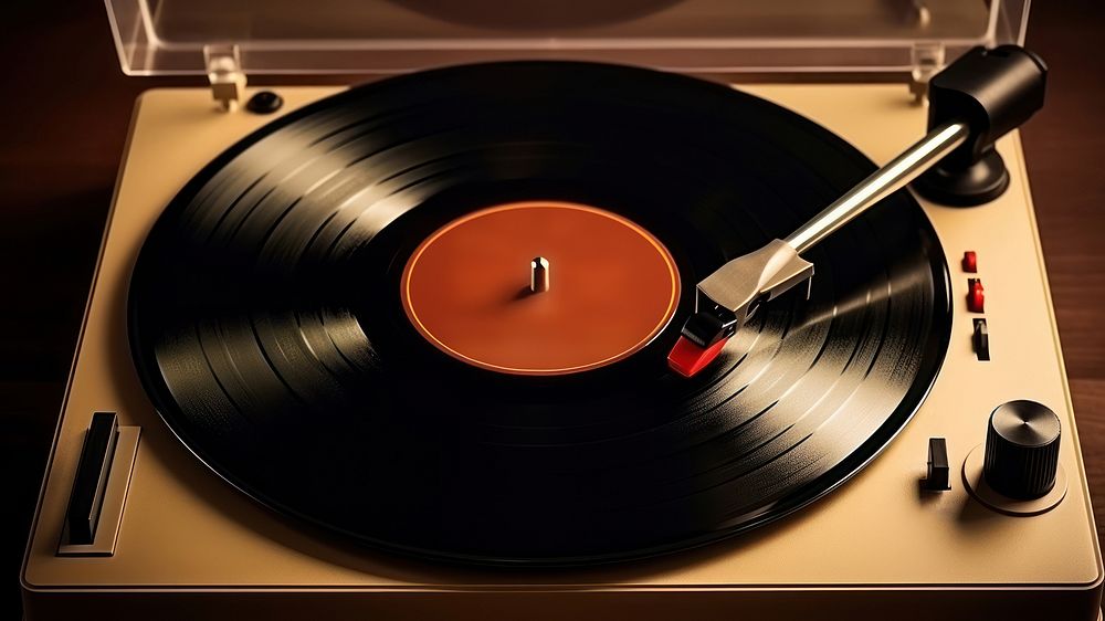 Vintage vinyl music player electronics | Free Photo - rawpixel