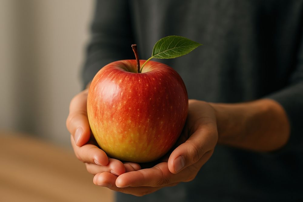 Fresh apple in hands | Free Photo - rawpixel
